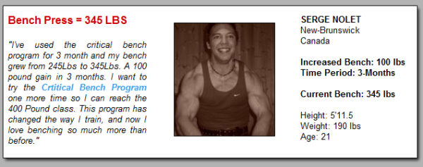 Critical Bench Review - Meanmuscles